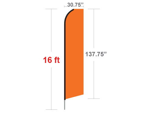 Yellow Car Wash Econo Stock Flag